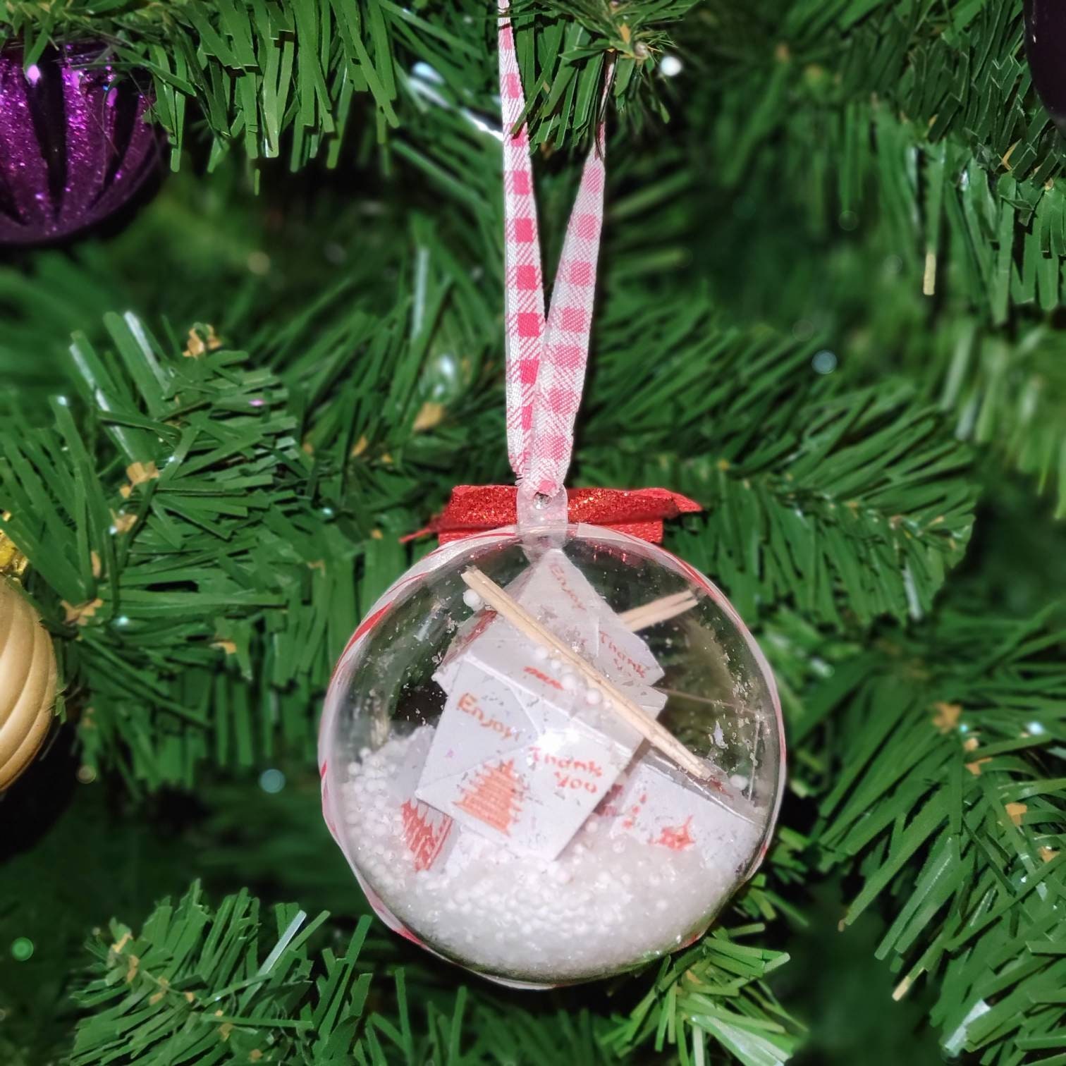 Chinese Takeout Boxes Filled Christmas Ornament - Etsy