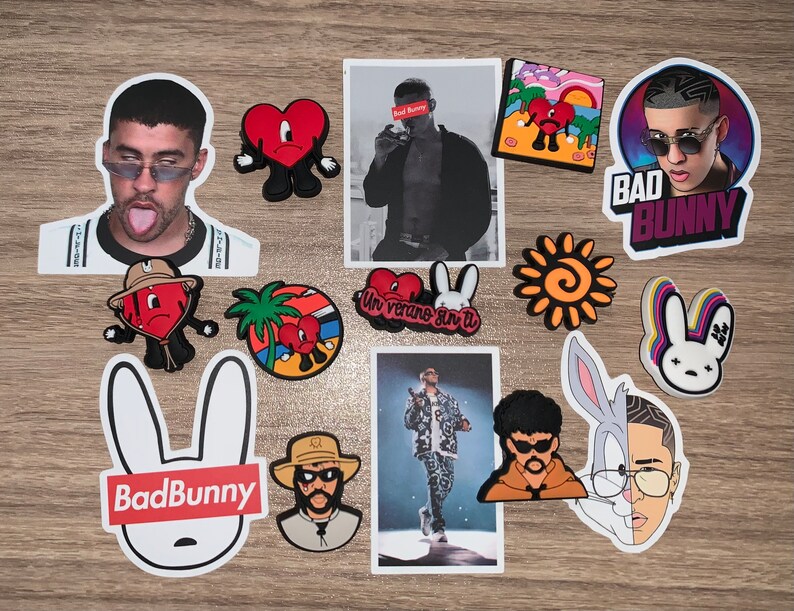 Un Verano Sin Ti Bad Bunny Shoe Charms/jibbitz free Stickers - Etsy