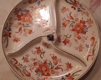 3 Section Candy Dish | Etsy