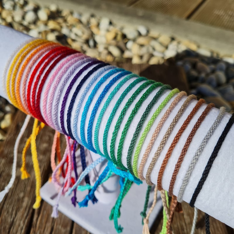 Knotted Friendship Bracelet - Etsy