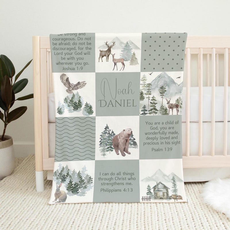 Religious Quilt - Etsy