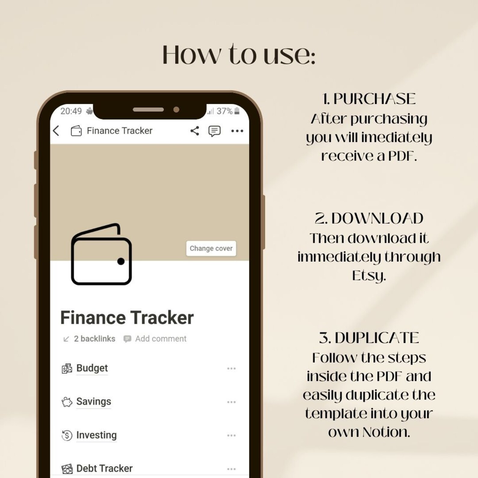 Notion Finance Tracker Template, Notion Budget Tracker, Money ...