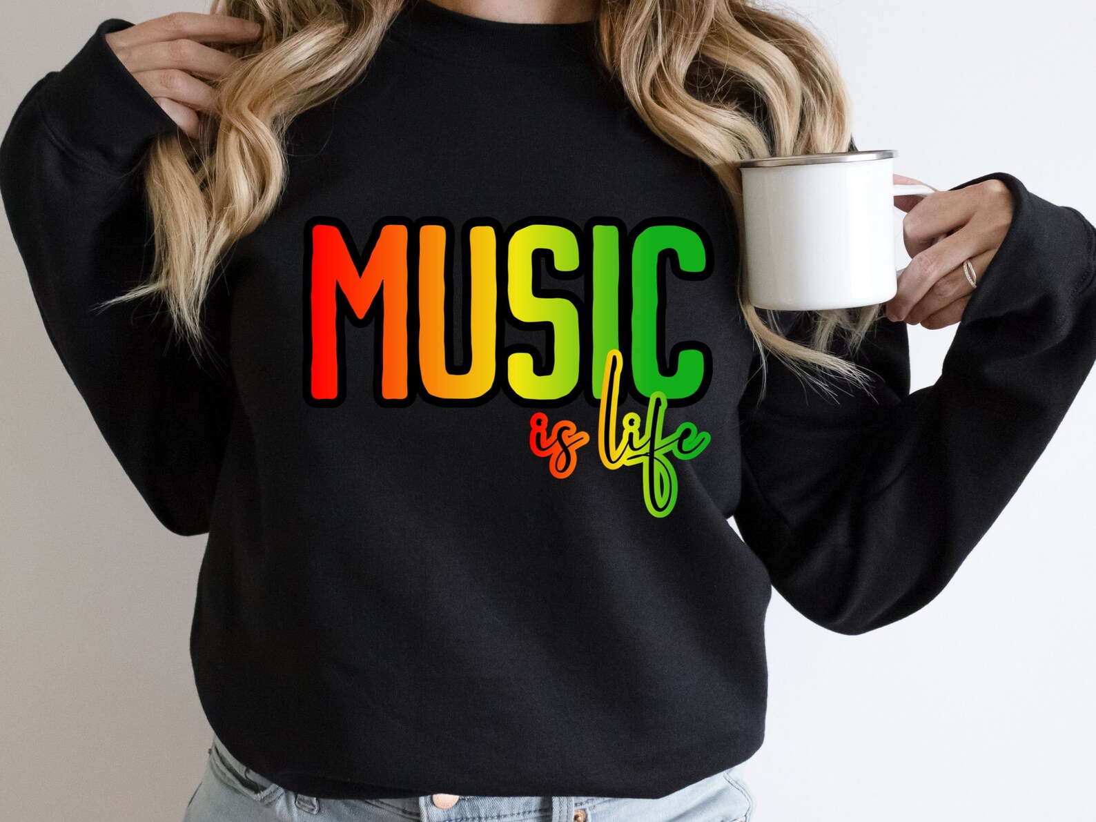 Reggae Music is Life PNG, Rasta Download Design for Sublimation on T ...