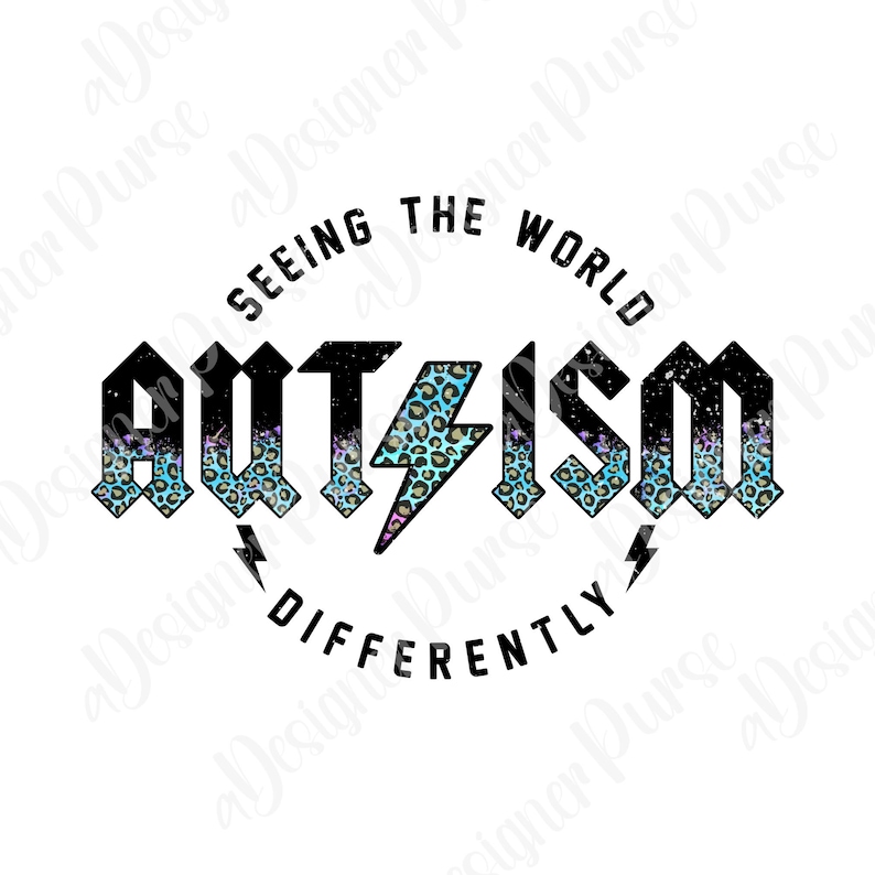 Autism Seeing the World Differently PNG, Autism Awareness Tshirt Design ...