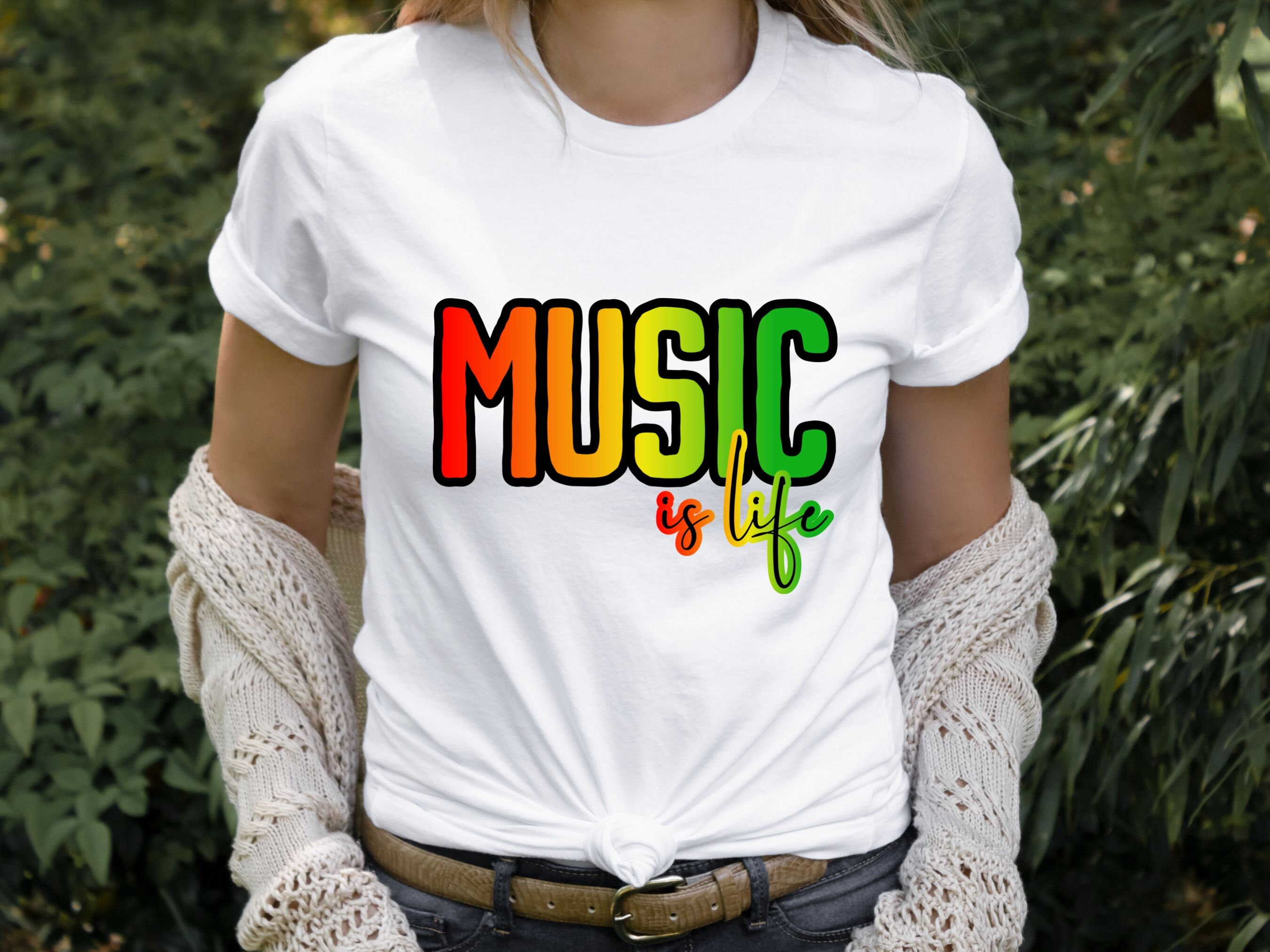 Reggae Music is Life PNG, Rasta Download Design for Sublimation on T ...