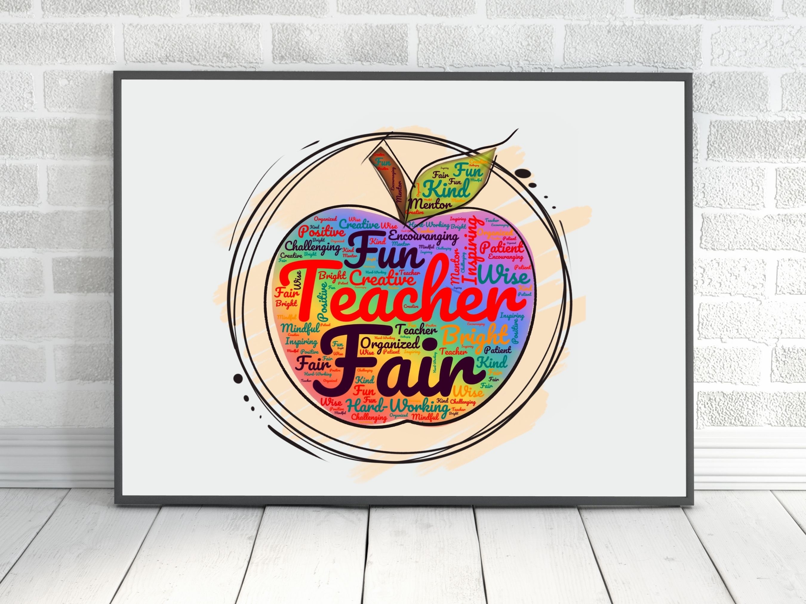 Teacher Appreciation PNG, Teacher Typography Png, Teacher Word Cloud ...