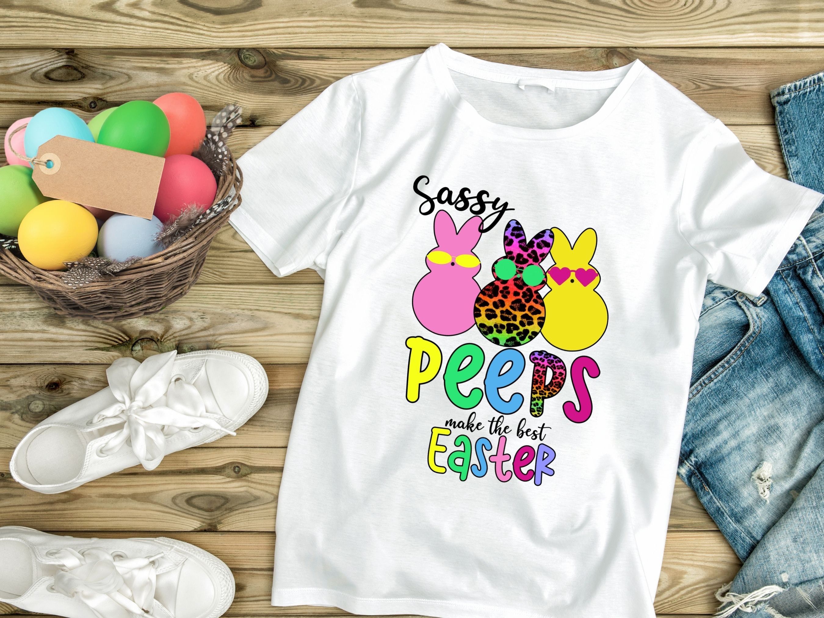 Sassy Peeps Make the Best Easter PNG, Peeps Png, Rainbow Leopard Png ...