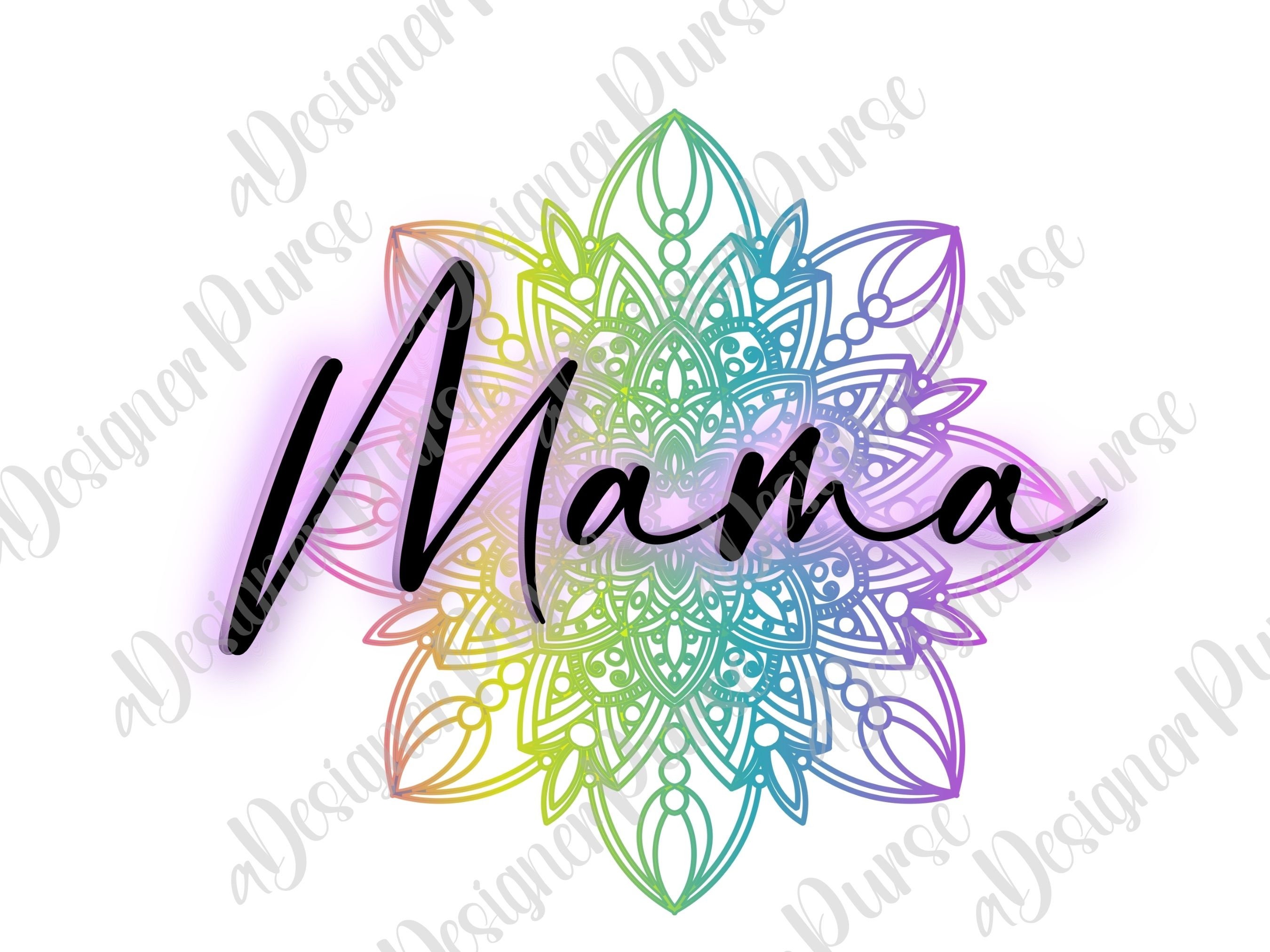 Flower of Life PNG, Hippie Soul Mama Png, Retro Mama Png, Mandala ...