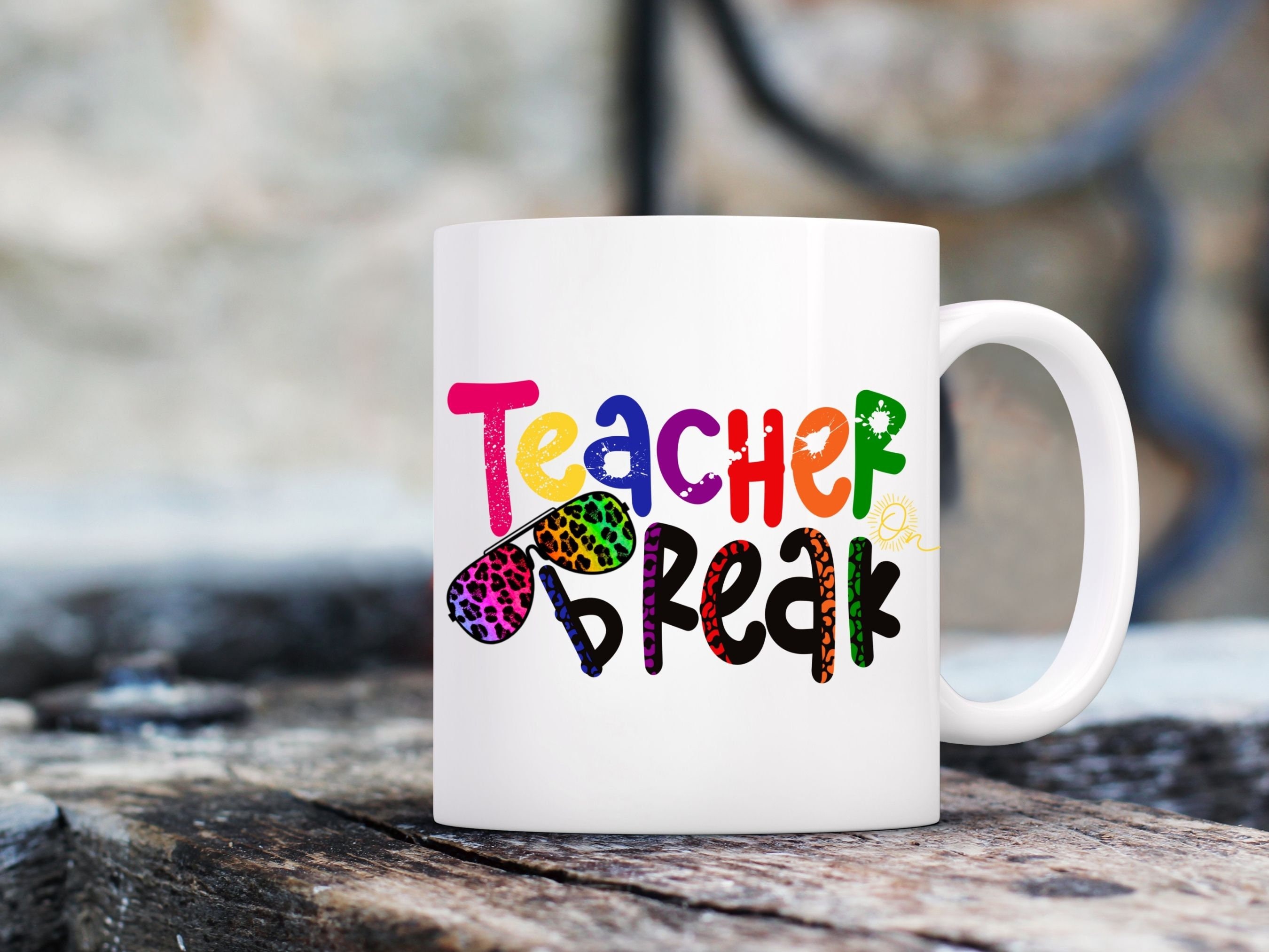 Teacher on Break PNG Teacher Png for Tshirt Bag Sublimation - Etsy