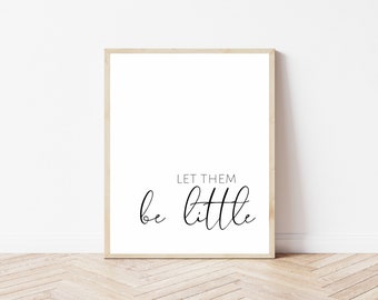 Let Them Be Little - Etsy