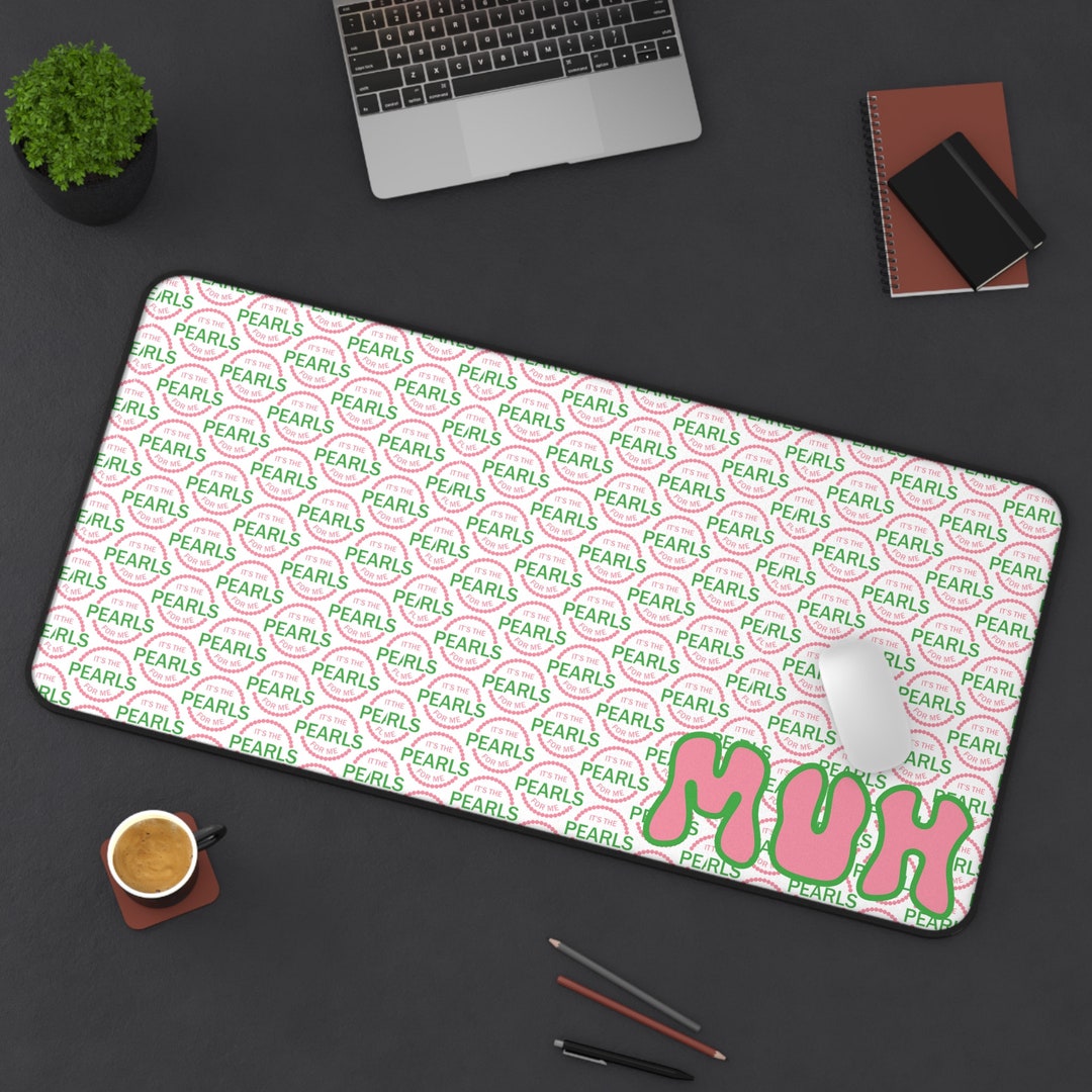 Alpha Kappa Alpha Desk Mat, Desk Protect, Computer Desk Mat, Mouse Pad ...