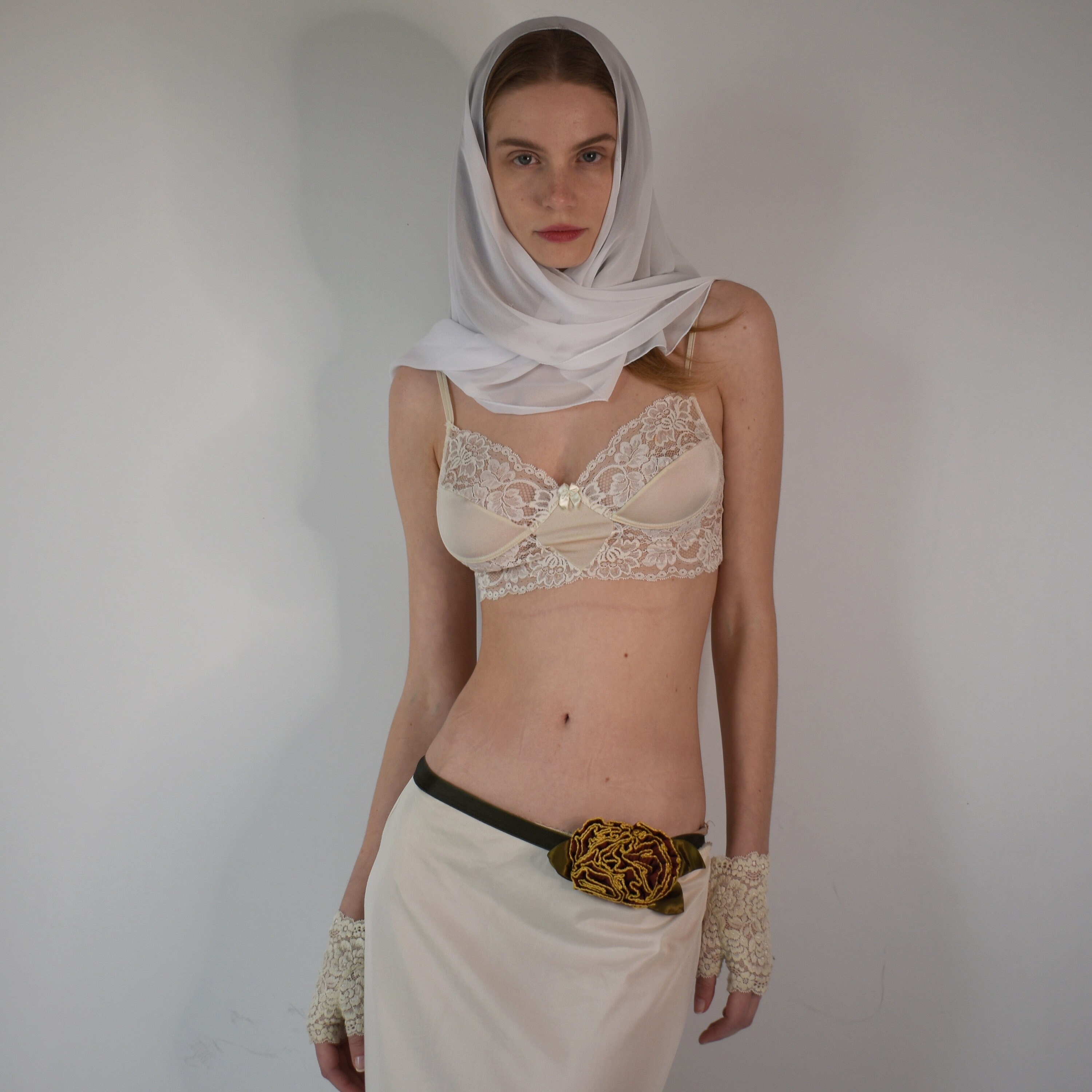 Cream White Lace Bralette Crop Top White Bralette Top Etsy