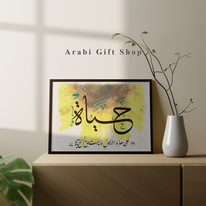 Personalized Arabic Calligraphy Name Print: Custom Muslim Gift (digital ...