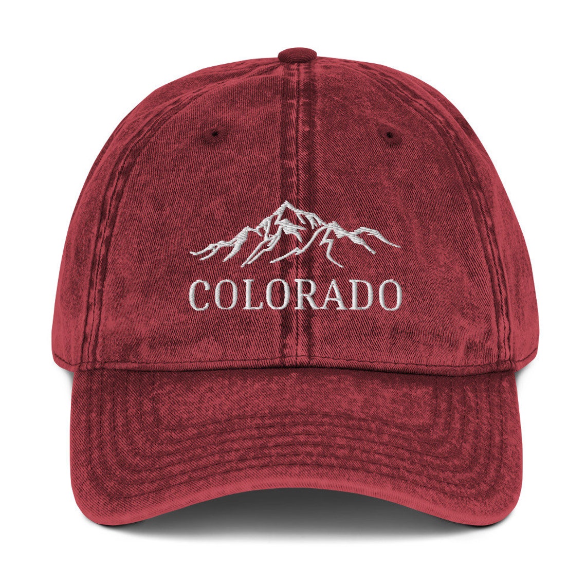 Vintage Embroidered Colorado Baseball Cap Colorado Hat Mountains Hats ...