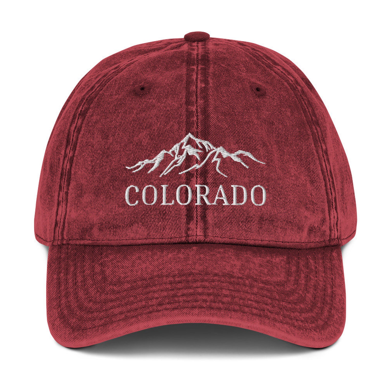 Vintage Embroidered Colorado Baseball Cap Colorado Hat Mountains Hats ...