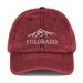 Vintage Embroidered Colorado Baseball Cap Colorado Hat Mountains Hats ...
