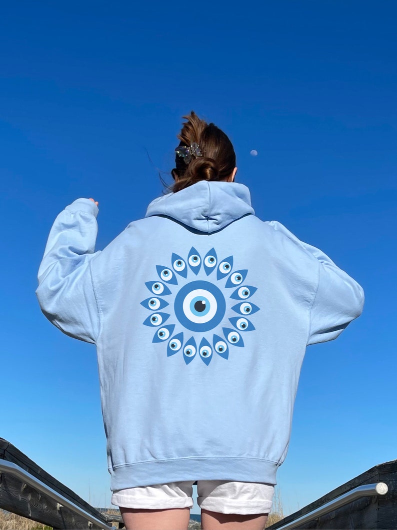 Evil Eye Hoodie Oversized Hoodie VSCO Hoodie Trendy Hoodies Witchy ...