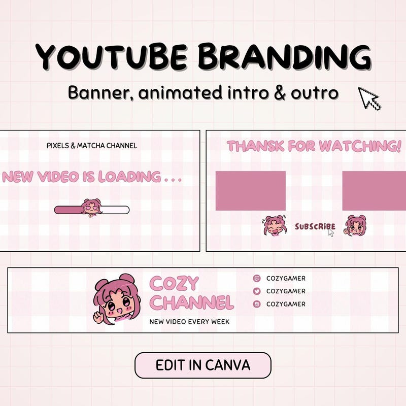 Kawaii Banner - Etsy