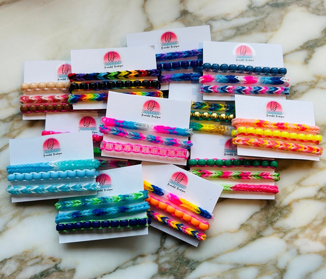 Rainbow Loom Bracelet Packs - Etsy