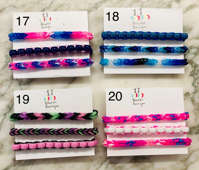 Rainbow Loom Bracelet Packs - Etsy