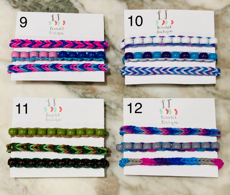 Rainbow Loom Bracelet Packs - Etsy