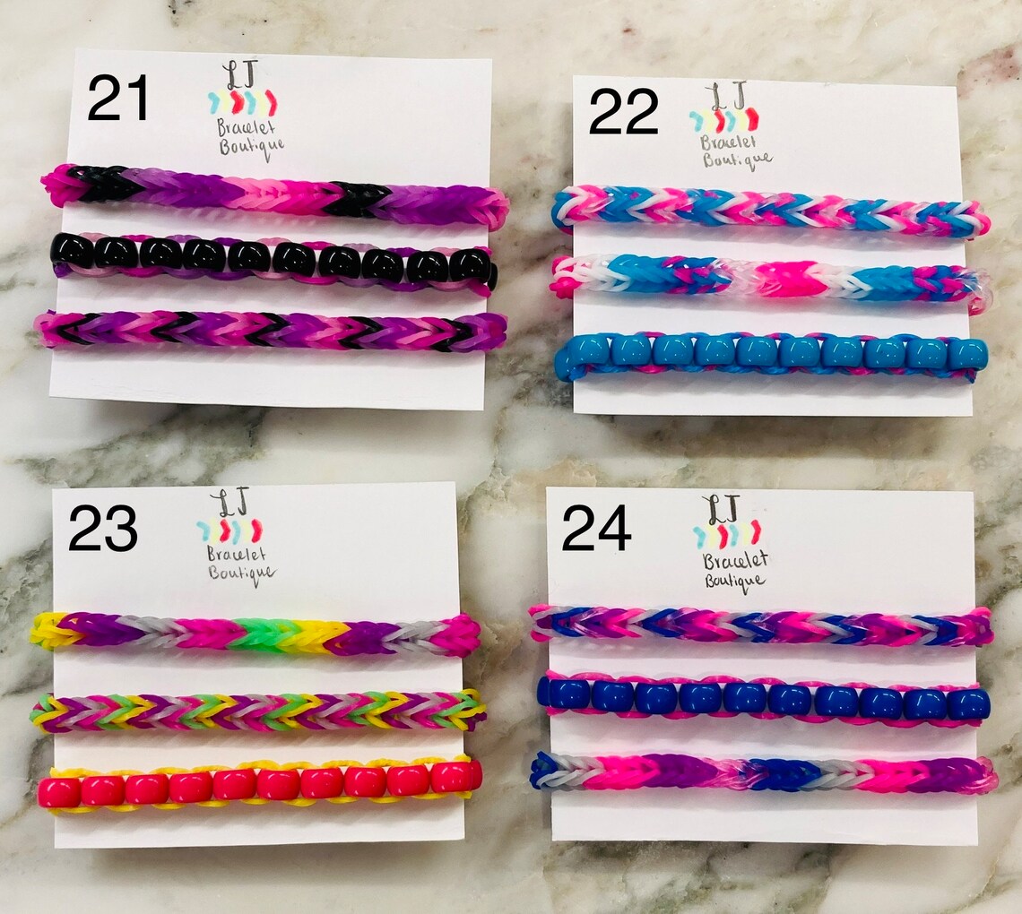 Rainbow Loom Bracelet Packs - Etsy