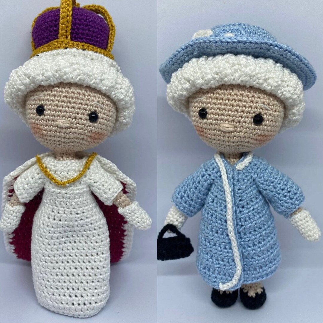 Queen Elizabeth II Crochet Pattern ENG - FR - Etsy