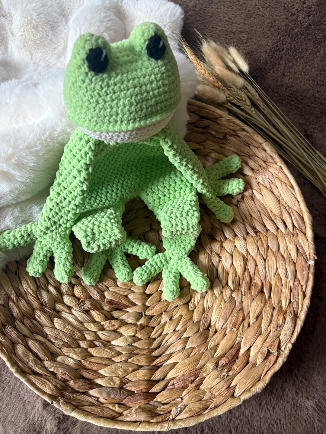 Renee the Frog - Lovey Crochet Pattern - Etsy