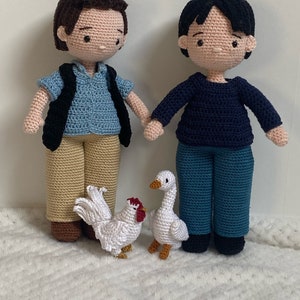 Friends Crochet Pattern - Set of 6 Characters - Etsy