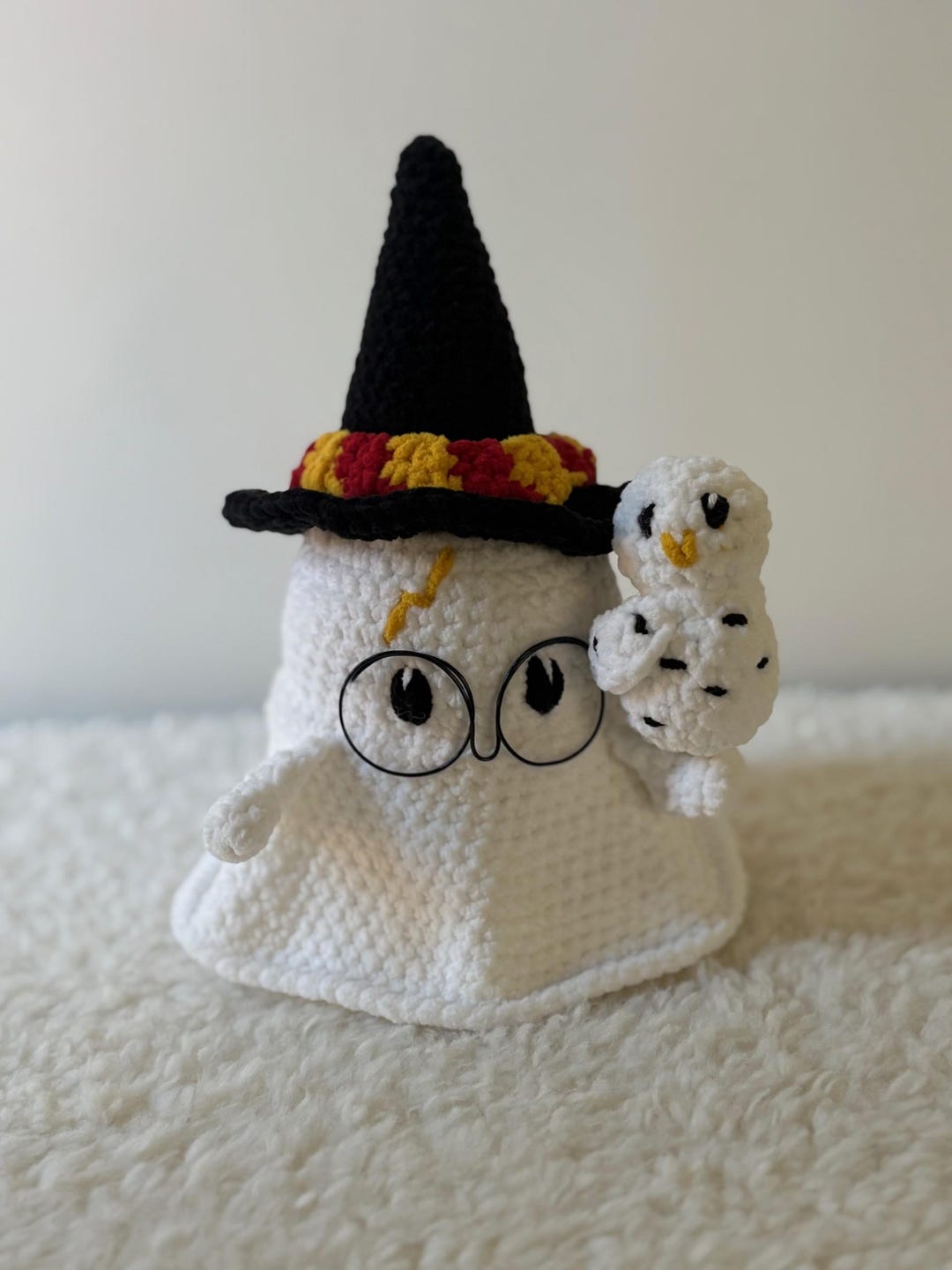 Harry the Wizard Ghost & Hedwig the Owl - Crochet Pattern - Etsy