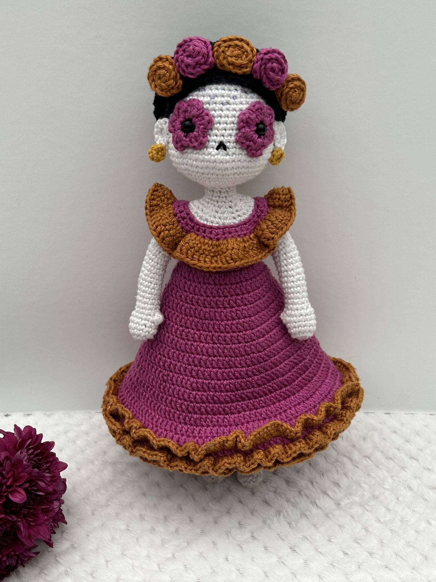 Catrina the Calavera Crochet Pattern / Catrina La Calavera - Etsy