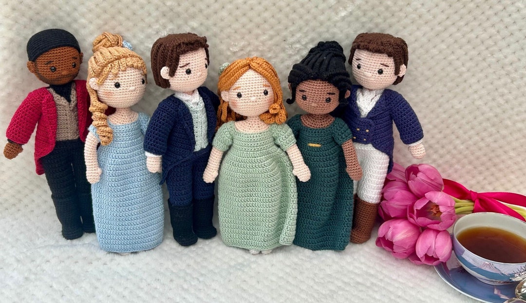 Bridgerton Crochet Pattern - Set of 6 Characters - Etsy