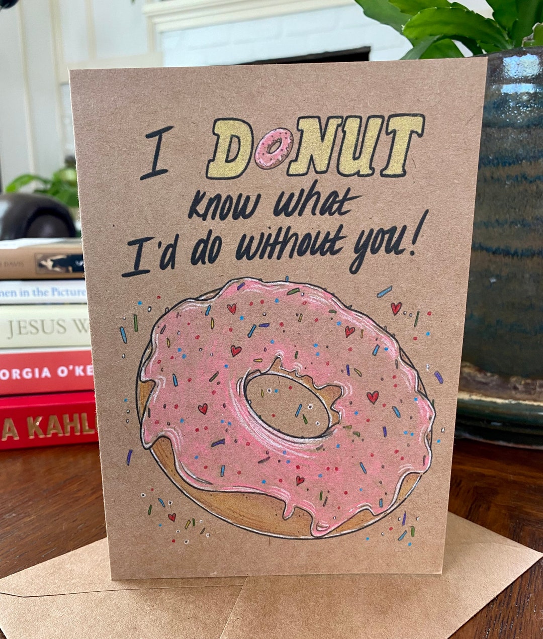 Donut Greeting Cards - Etsy