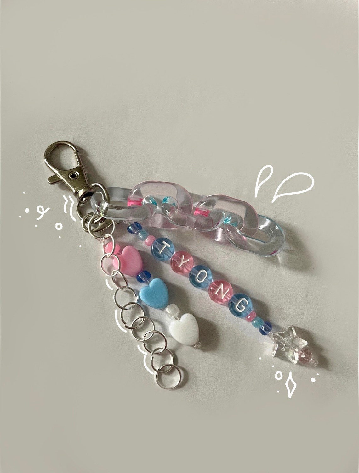 Custom Kpop Keychain - Etsy UK