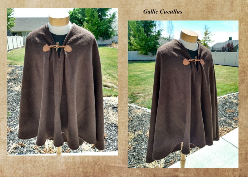 Gallic Wool Cloak Cucullus Clothing of the Gauls La Tène Culture ...