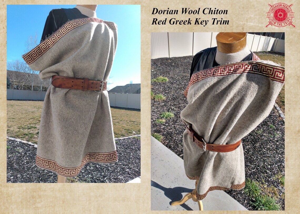 Greek Wool Chiton Ancient Greek Clothes From Antiquity Greek Classical ...