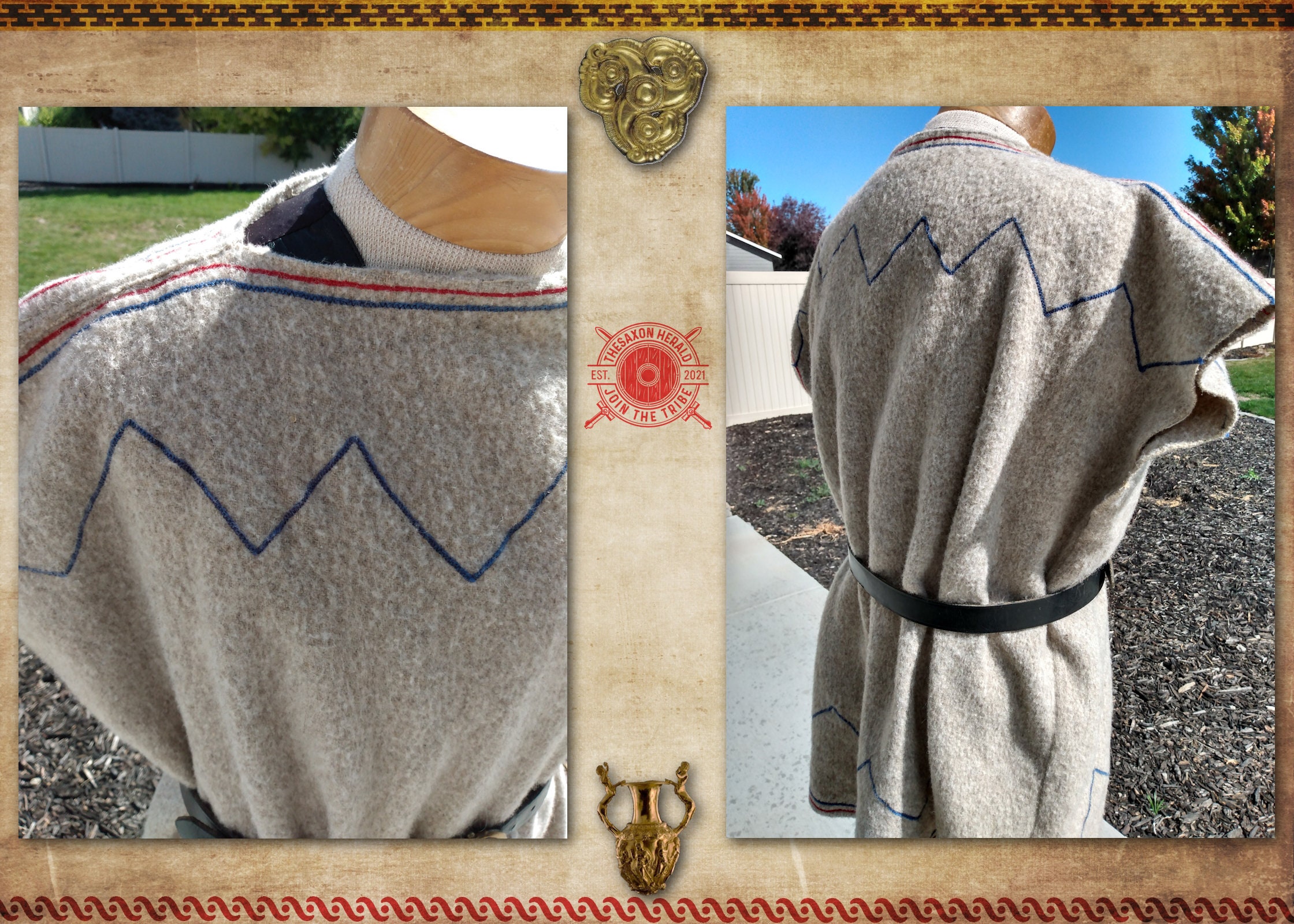 Thracian Wool Tunic - Ancient Thracian Cultural Garment From Antiquity ...