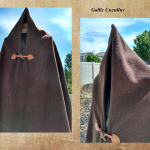 Gallic Wool Cloak Cucullus Clothing of the Gauls La Tène Culture ...
