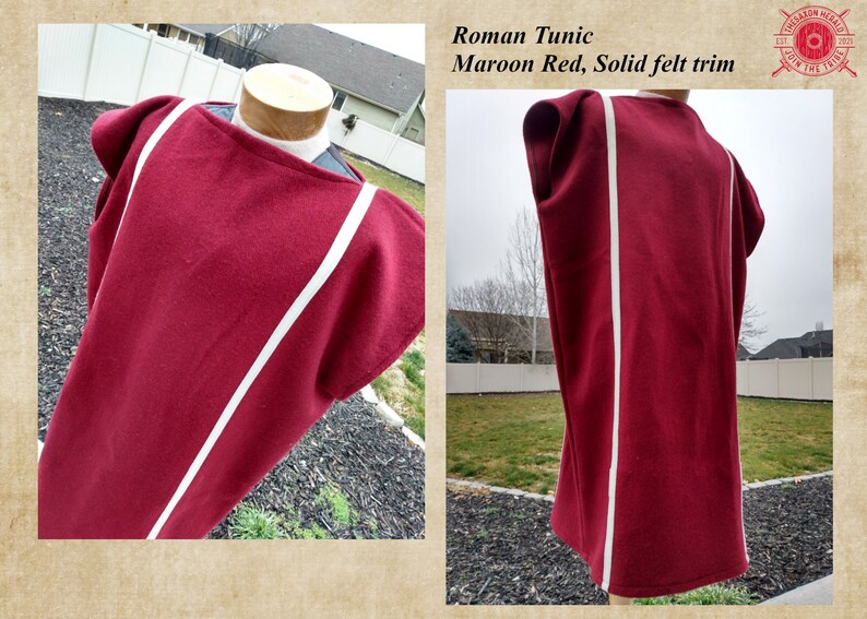 Iron Age Roman Tunic Handcrafted Ancient Roman Reproduction Tailored ...