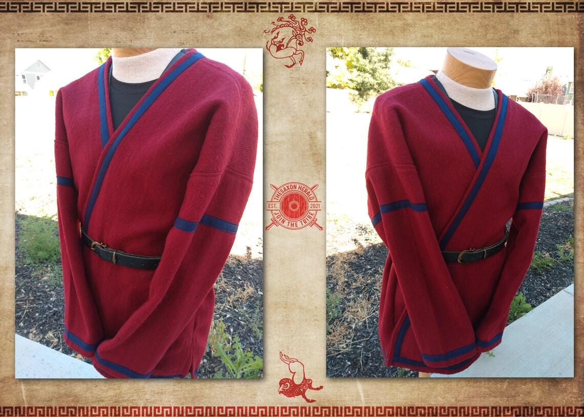 Scythian Kurta: Wool Robe With Felted Trim || Iron Age Nomadic Clothing ...