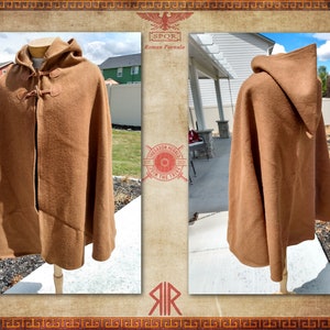 Roman Wool Cloak Paenula SPQR Legionary Clothing From the Iron Age ...