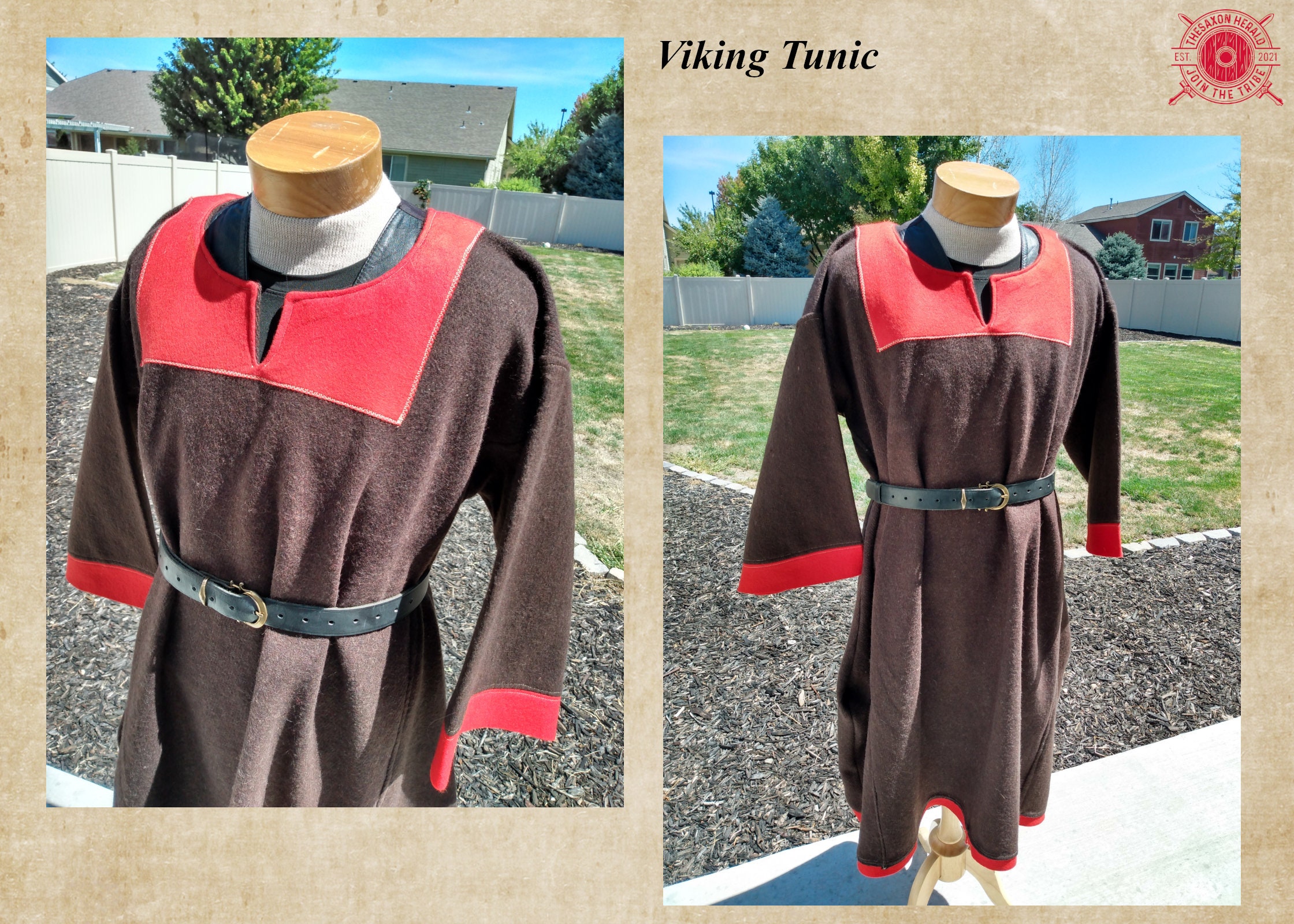 Norseman Viking Tunic Over Patterns