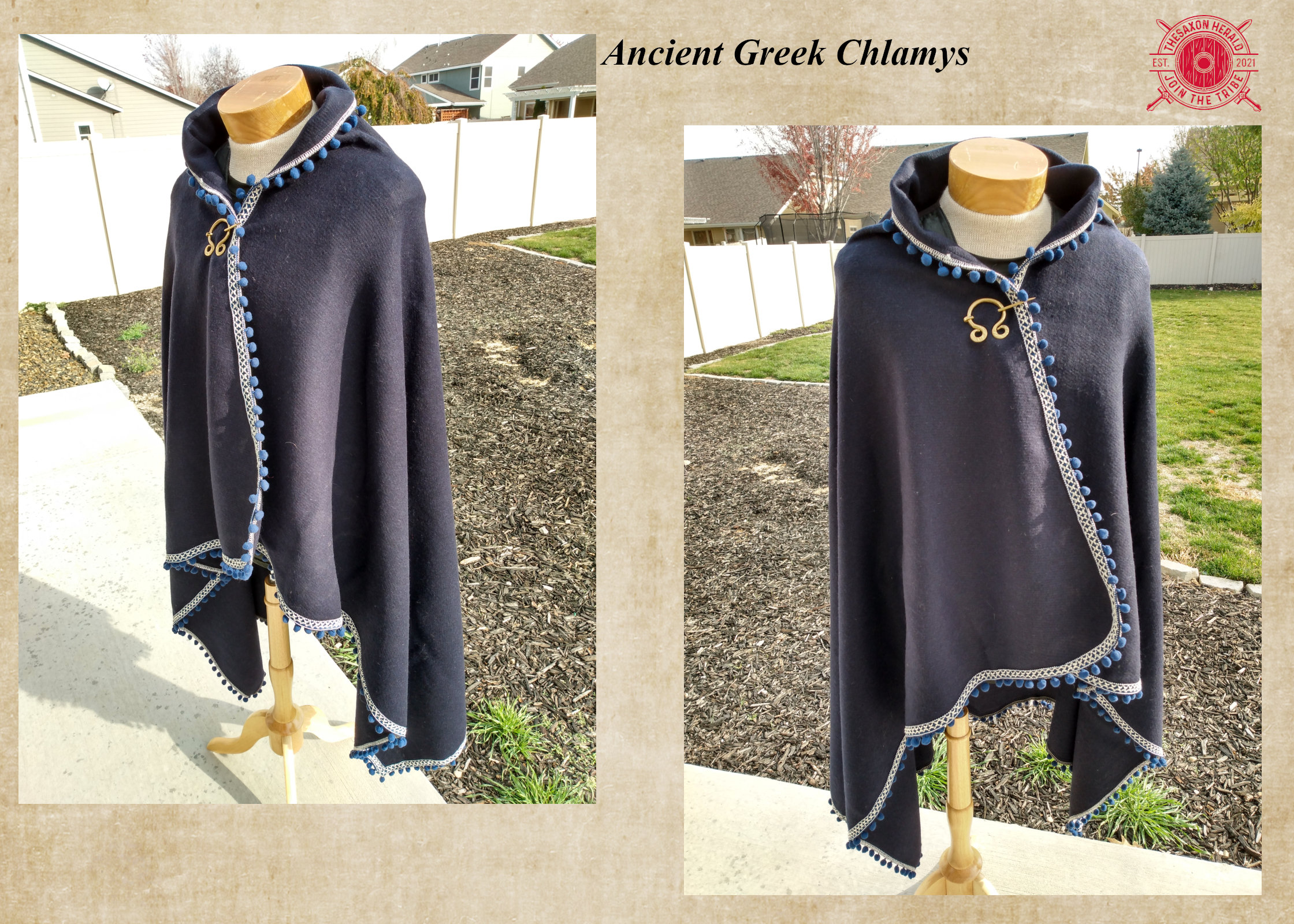 Ancient Greek Chlamys Hellenistic Cloak Classical Greek Clothing From ...