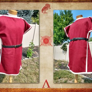 Mycenaean Tunic || Ancient Greek Charioteer Chiton || Archaic Greek ...