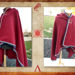Hellenic Chlamys: Ancient Greek Wool Cloak || Authentic Handcrafted ...