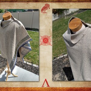Spartan Chlamys: Authentic Hellenistic Wool Cloak || Classical Greek ...