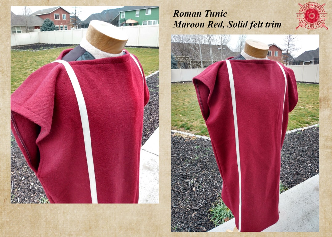 Iron Age Roman Tunic Handcrafted Ancient Roman Reproduction Tailored ...