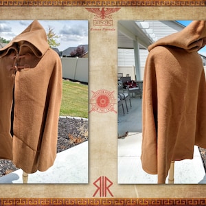 Roman Wool Cloak Paenula SPQR Legionary Clothing From the Iron Age ...
