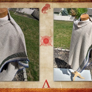 Spartan Chlamys: Authentic Hellenistic Wool Cloak || Classical Greek ...