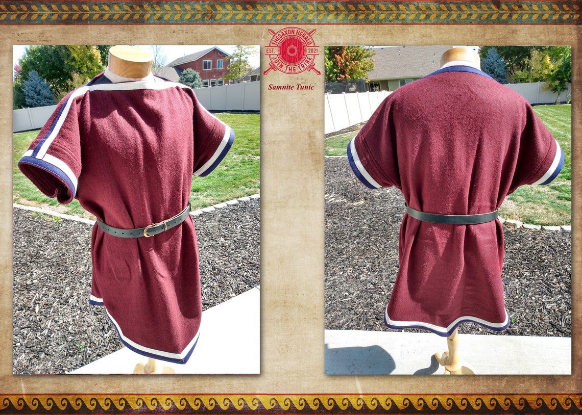 Samnite Wool Tunic: Early Italic Warrior Garment || Inspired by Nola ...